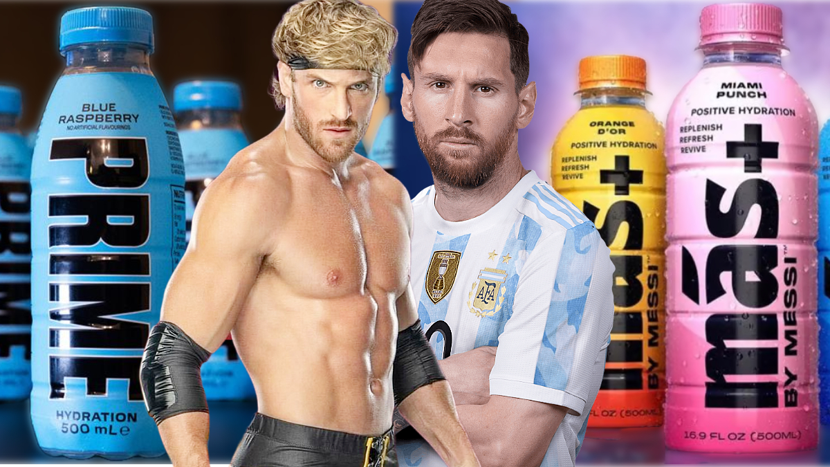 Lionel Messi's Mas+ Suing Logan Paul's PRIME Over Bottle Design