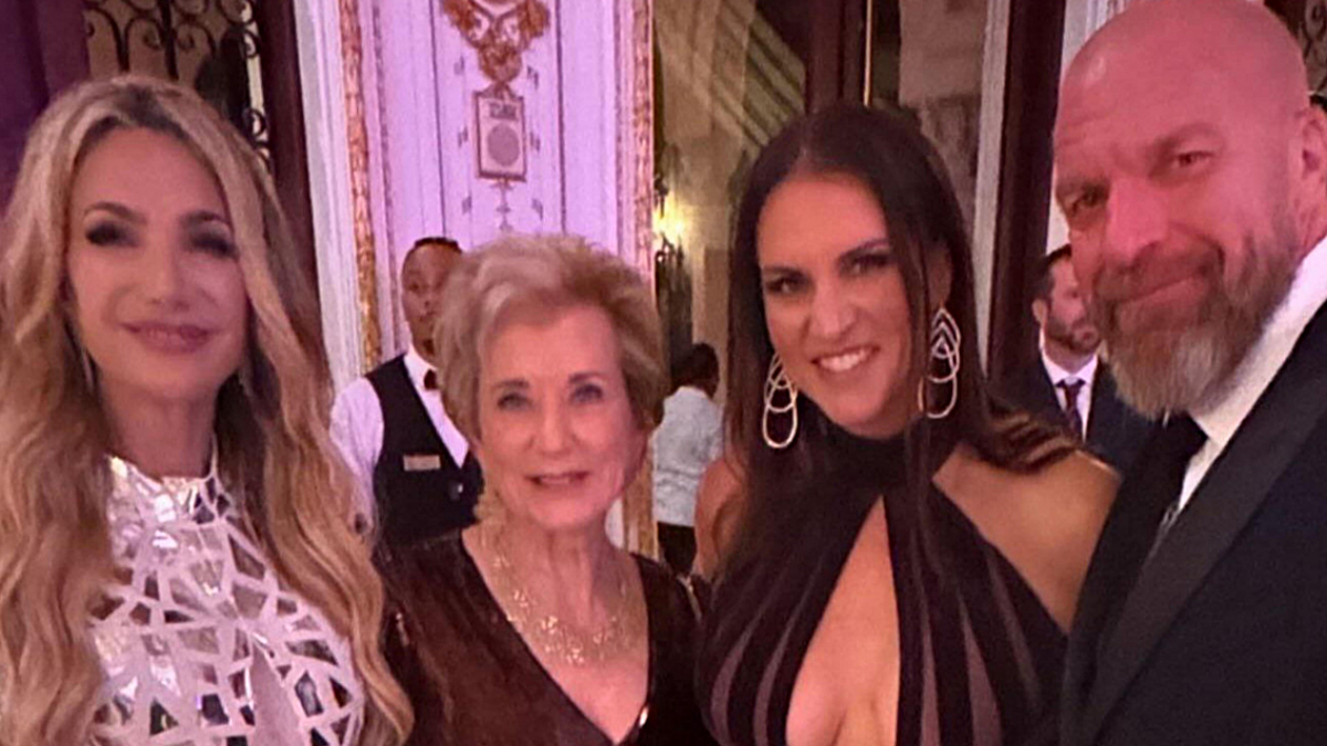 Triple H & McMahons Ring In 2025 At Donald Trump's Mar-A-Lago Resort ...