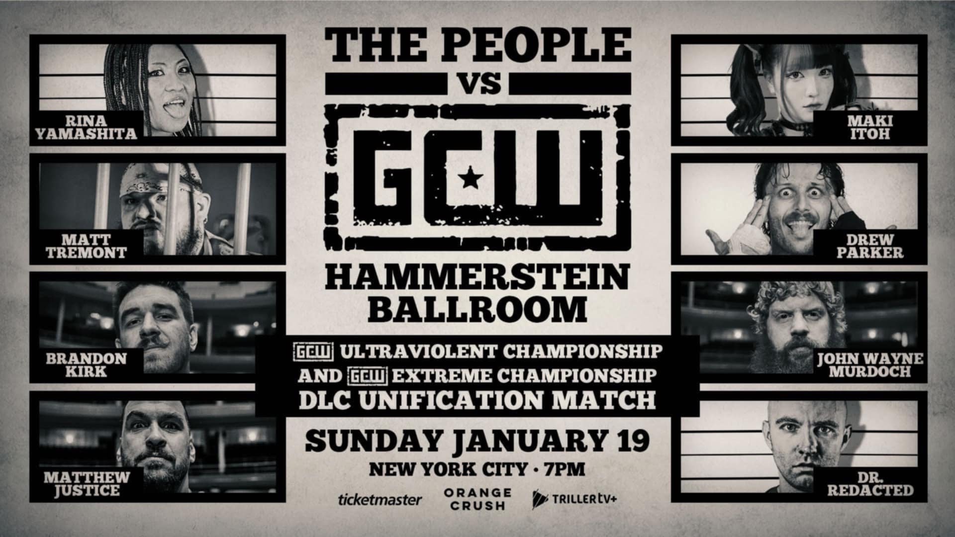 GCW Returns Tonight with The People vs. GCW at Hammerstein Ballroom ...