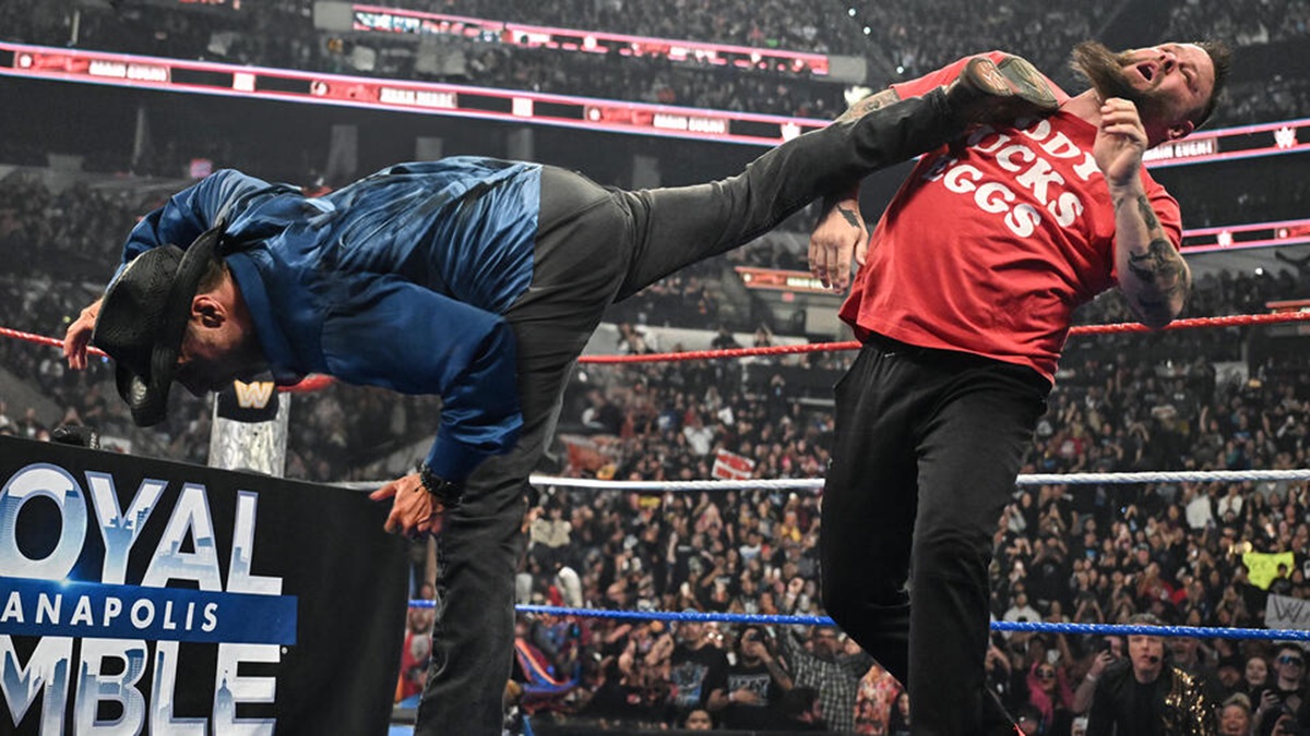 Watch: Shawn Michaels Takes Out Kevin Owens With Sweet Chin Music At ...