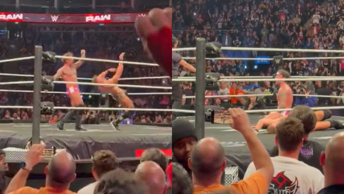CM Punk In Action After WWE Raw in London | SEScoops