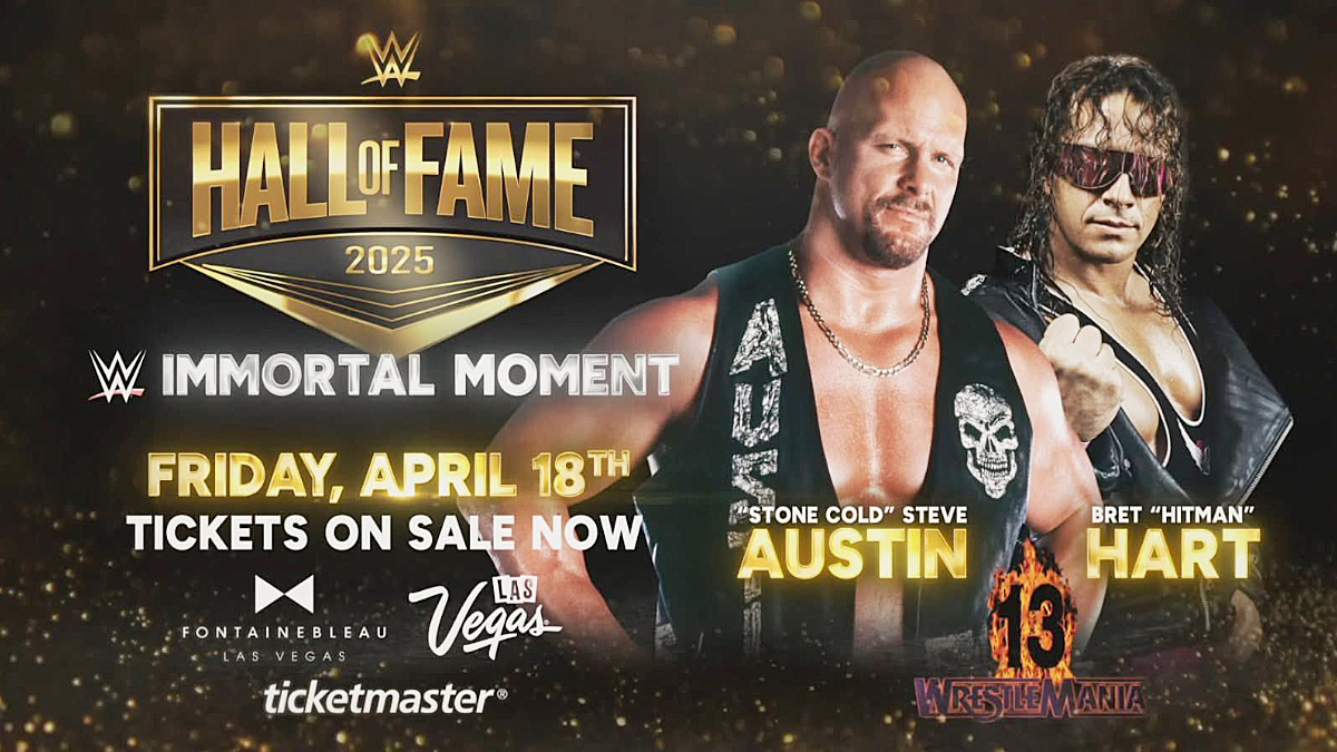 WWE Hall of Fame: Hart Vs. Austin Is First 'Immortal Moment' Inductee ...