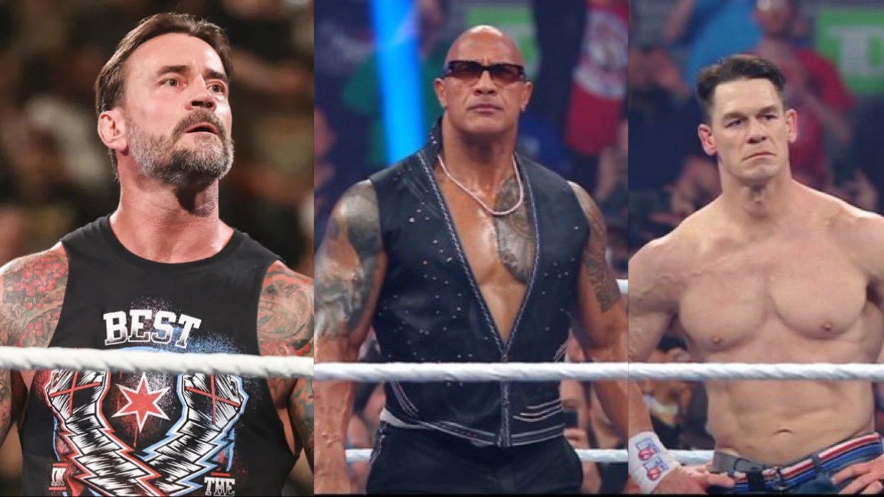 CM Punk Calls The Rock And John Cena ‘Bald Frauds’ In Heated WWE Raw ...
