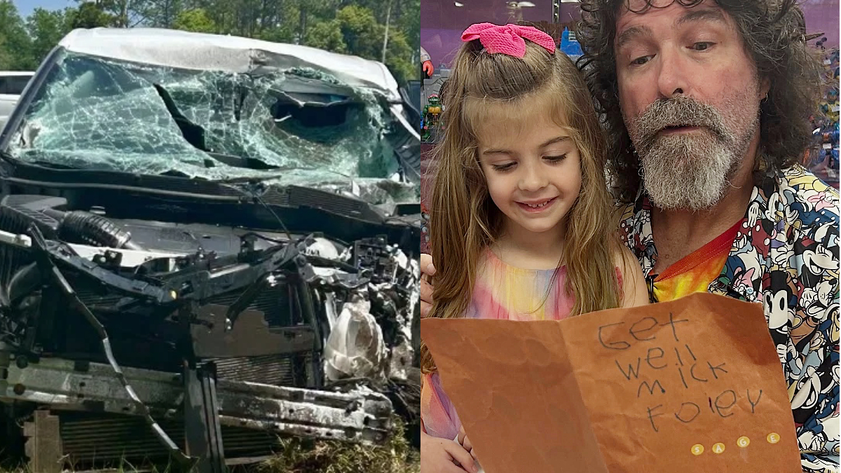 Mick Foley Grateful for Support After First Post-Crash Public ...