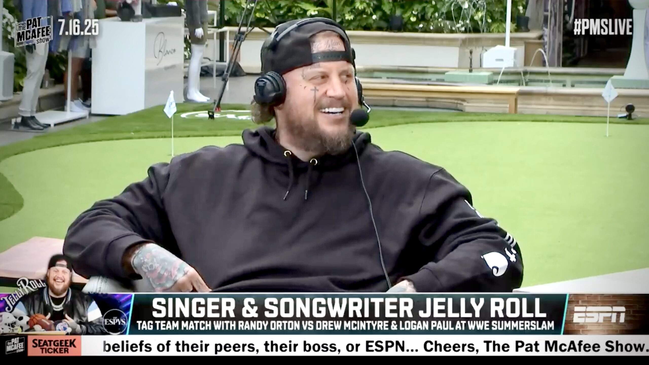 Jelly Roll Reveals Secret WWE Performance Center Residency Ahead of ...