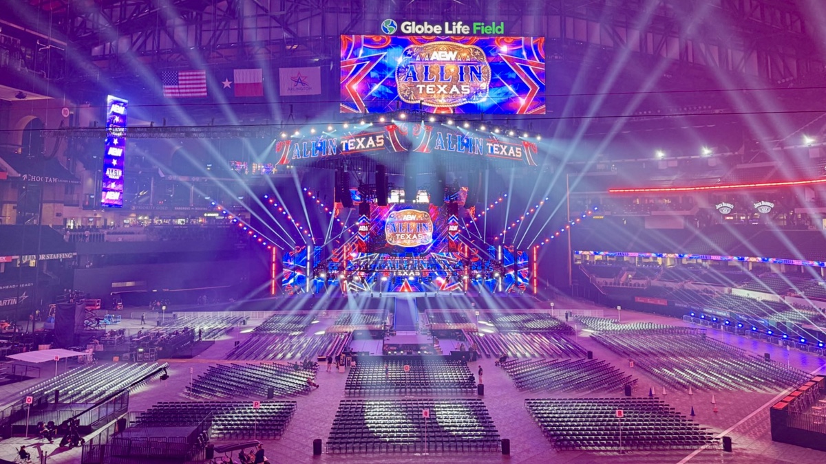 Inside Look: AEW All In Texas Setup | SEScoops