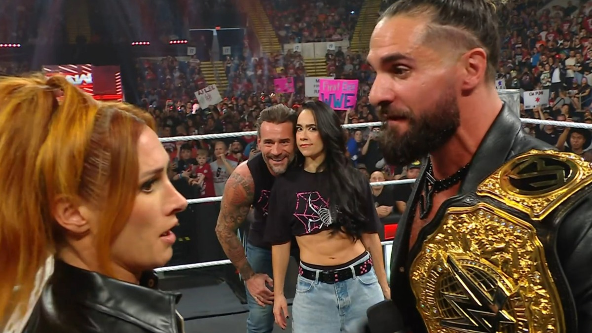 Why CM Punk And AJ Lee Vs. Seth Rollins And Becky Lynch Should Main ...