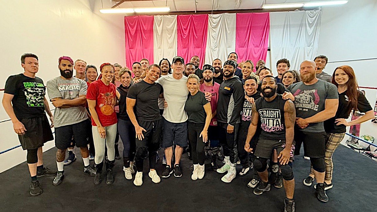 John Cena Makes Appearance At The Dungeon 2.0 Training Class | SEScoops