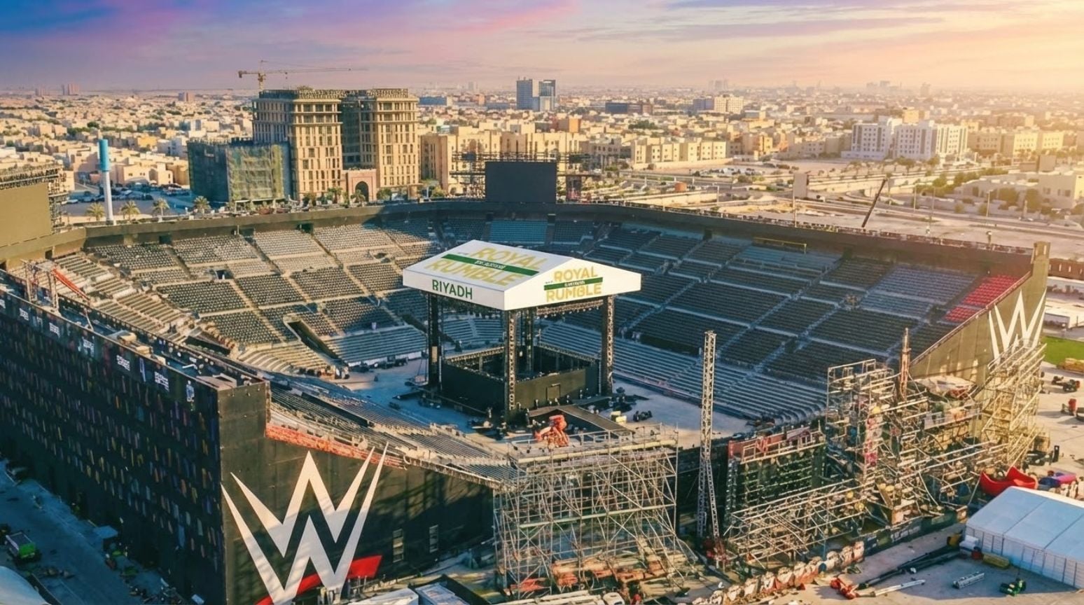 Royal Rumble 2026: Inside the Custom Stadium Built in Record Time ...