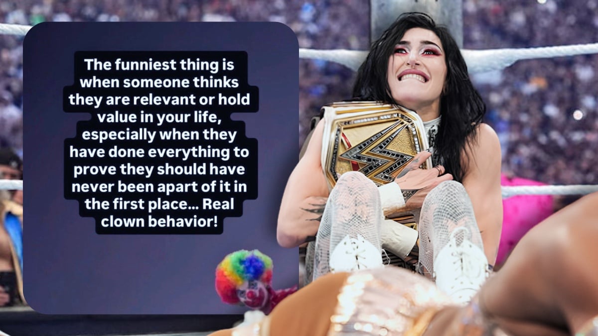 “Real Clown Behavior!” - Rhea Ripley’s Cryptic Message After ...